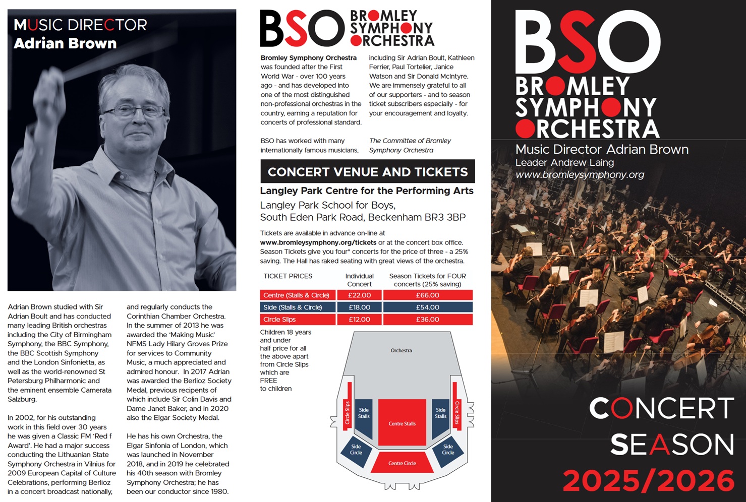 Violin seating Nov 2025 – Bromley Symphony Orchestra
